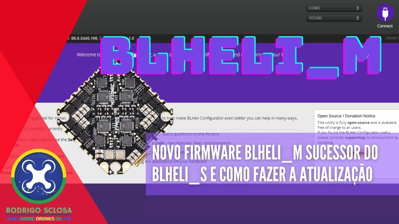 BLHeli_M (blheli_s): Como atualizar os ESC’s e configurar a rotação dos ...